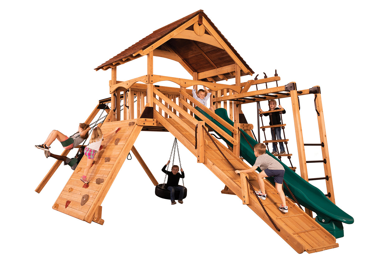 Olympian Peak Jumbo 2 | Triple Activity Wall & 12ft Slide – Recreations ...